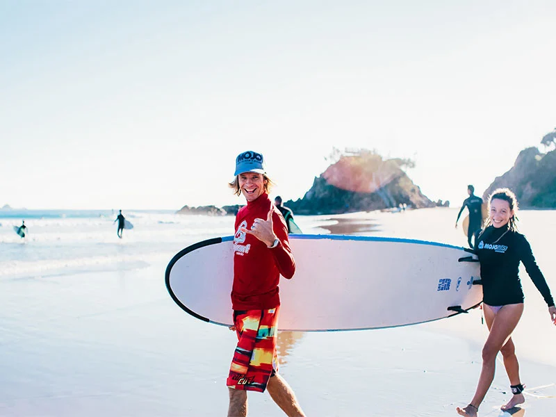 Surf Lesson in Byron Bay | Happy Travels