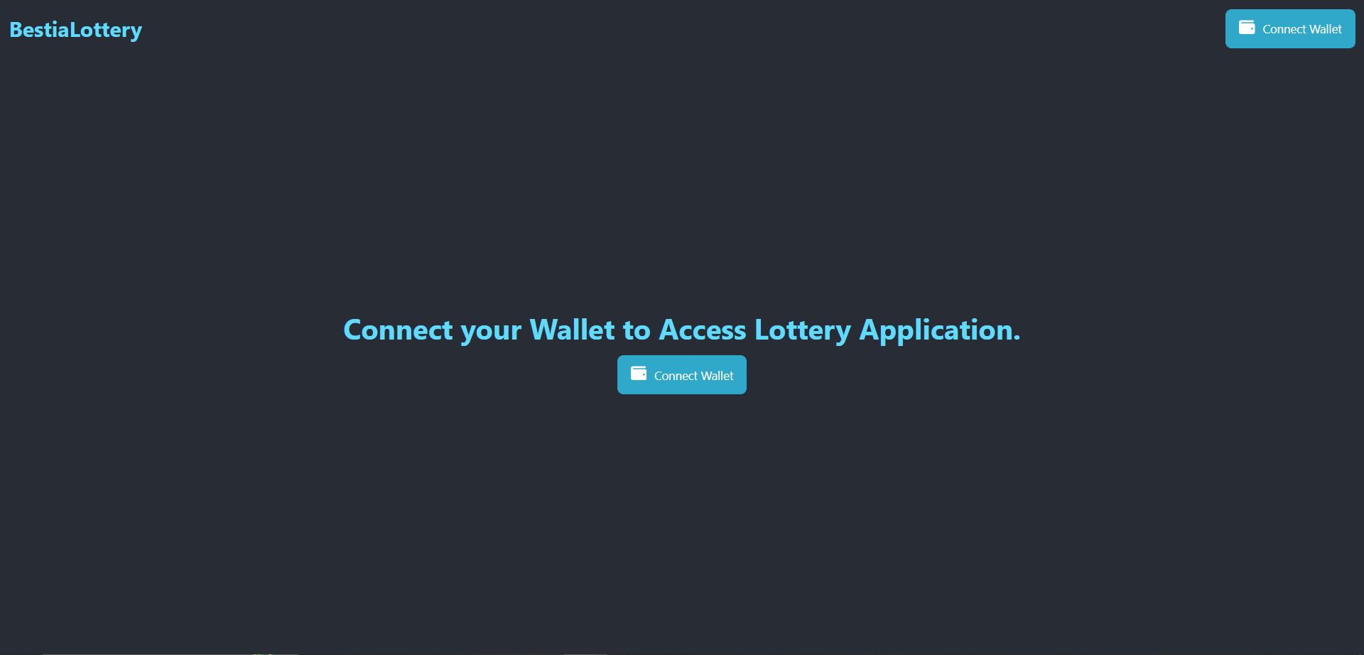 GitHub - codebestia/BestiaLottery: A simple lottery application built with solidity, brownie and ...