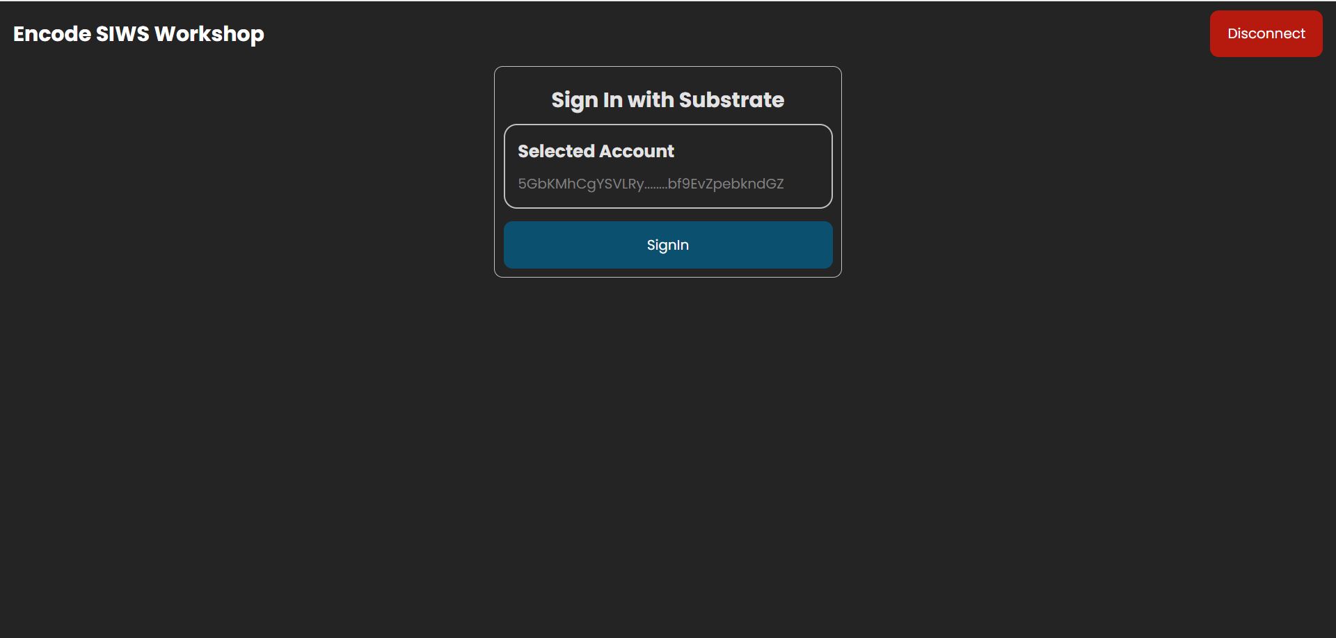 GitHub - codebestia/siws-dapp: A dapp application built for polkadot blockchain. inspired by ...