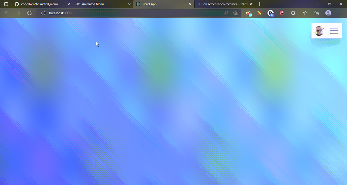 GitHub - codedken/Animated_menu: A simple animated menu