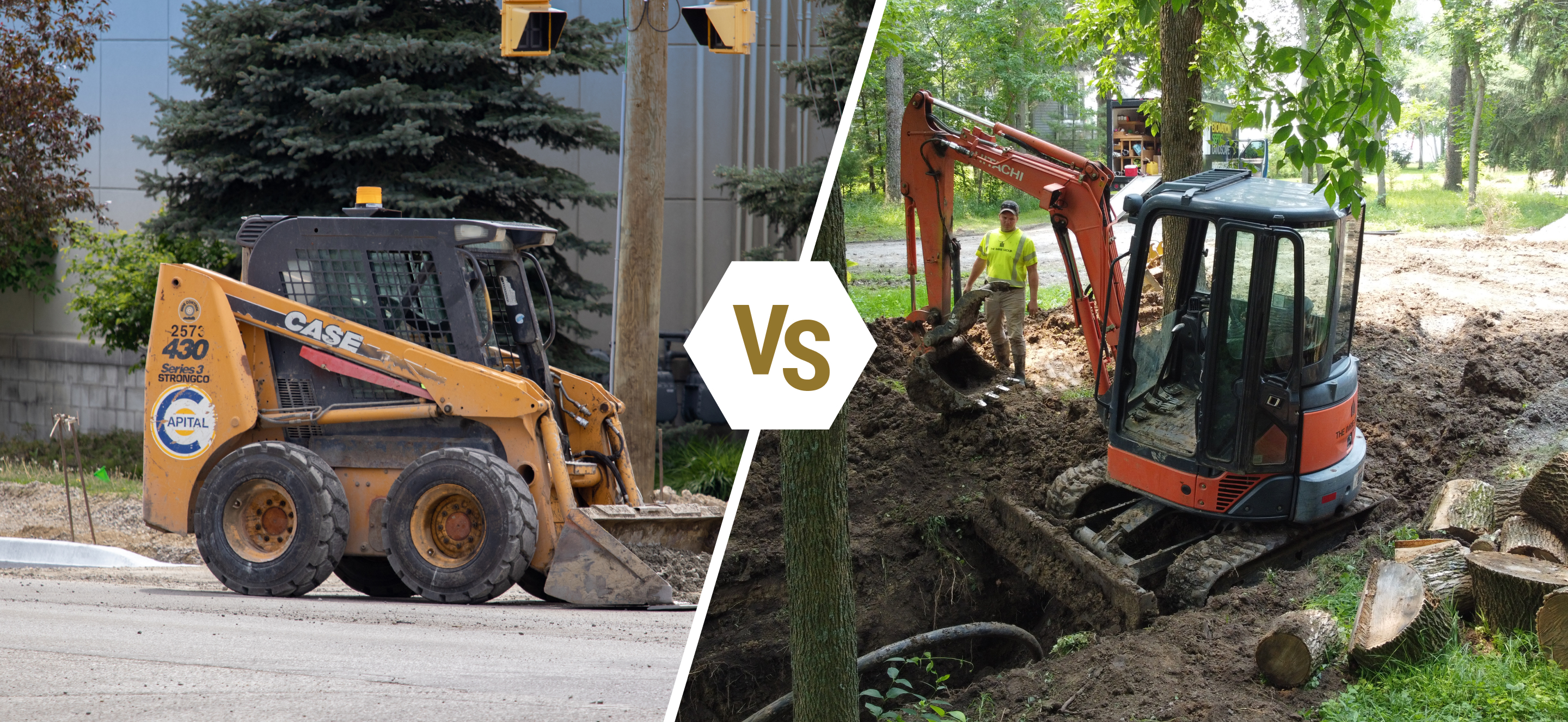 Skid Steer vs. Mini Excavator: What's the Difference?