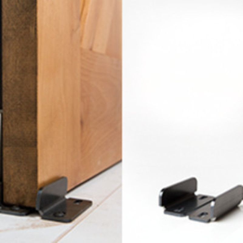 Floor Mount Adjustable U-Channel Guide | Rustica