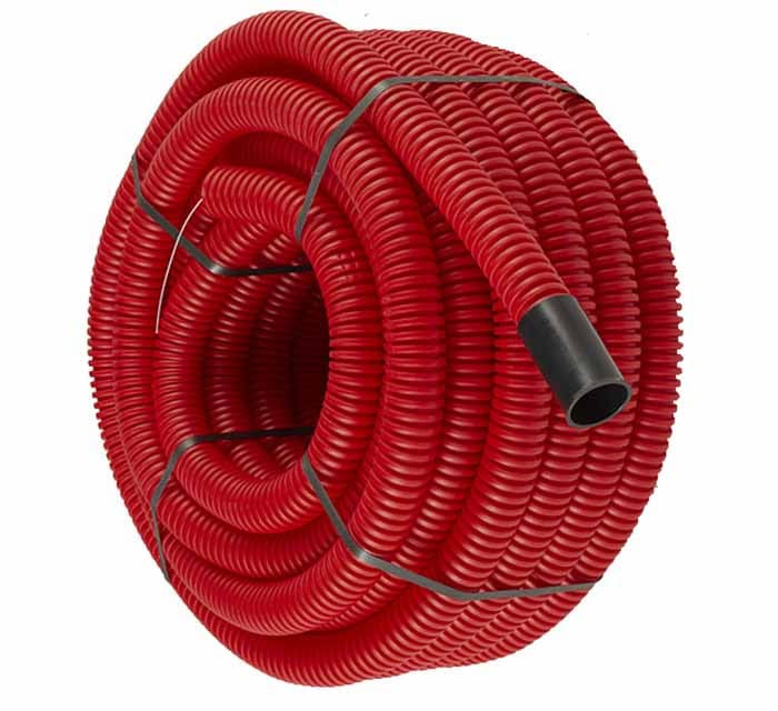 Gaine TPC Ø 90 mm 25 m 450N – Rouge