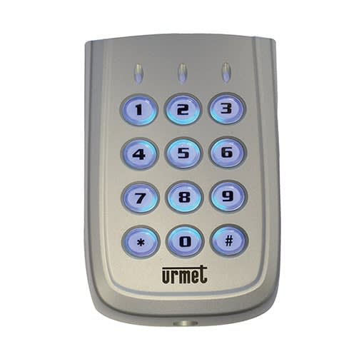 URMET Clavier Codes Plastique 2 Relais en saillie lumineux - 141202
