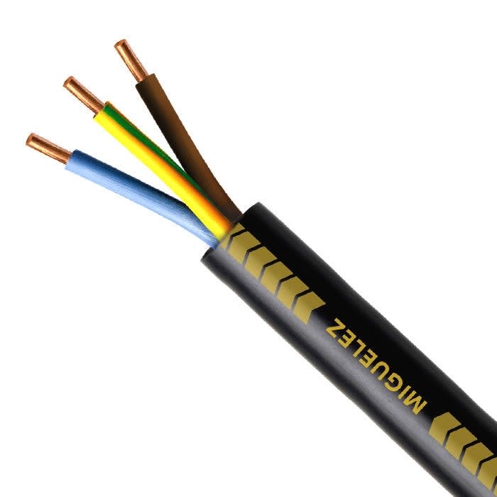 Câble électrique R2V 3G2.5mm² - Couronne de 100m