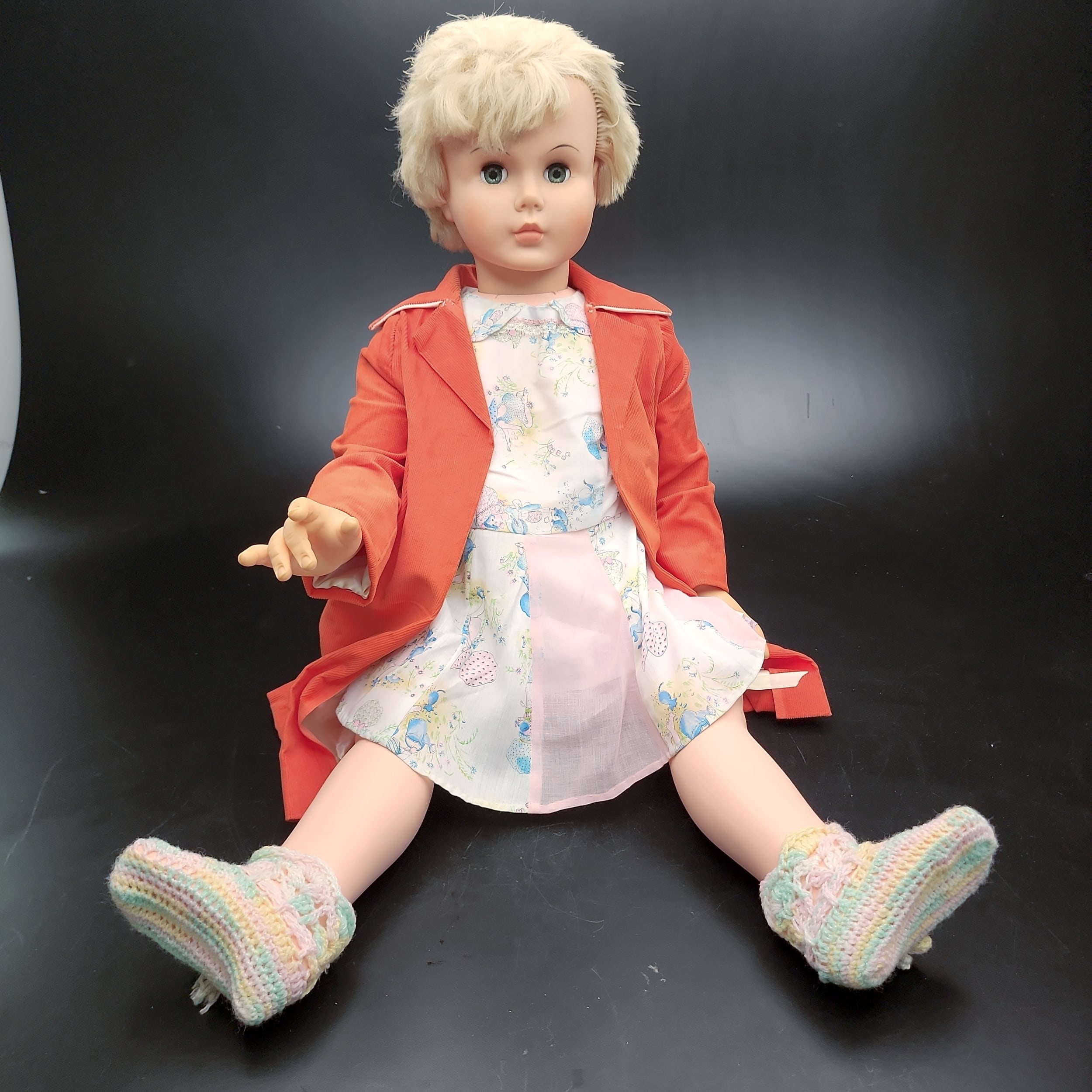 IDEAL Patti PlayPal Doll 35" Vintage Blonde Walker Companion Patty w ...