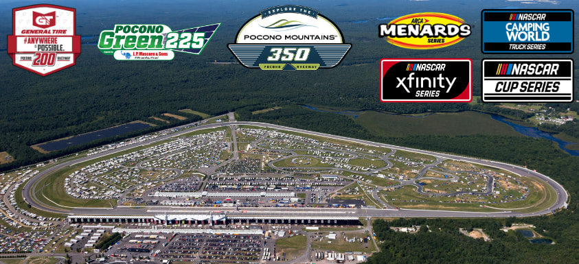 Pocono Sells Out Doubleheader Camping - Pocono Raceway - The Tricky ...