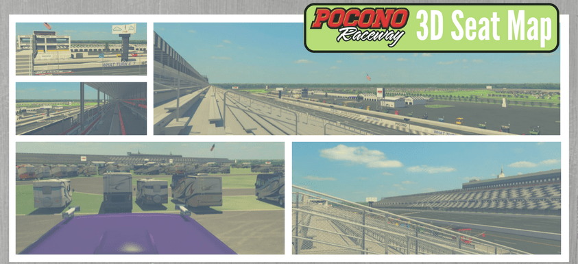 Pocono Raceway Adds 3D Map Feature - Pocono Raceway - The Tricky Triangle