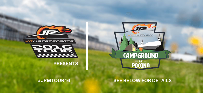 Pocono Raceway Sets JR Nation Camping Experience - Pocono Raceway - The ...
