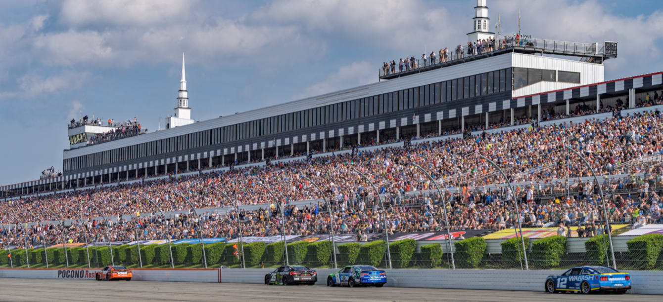 NASCAR Race Weekend Maps - Pocono Raceway - The Tricky Triangle