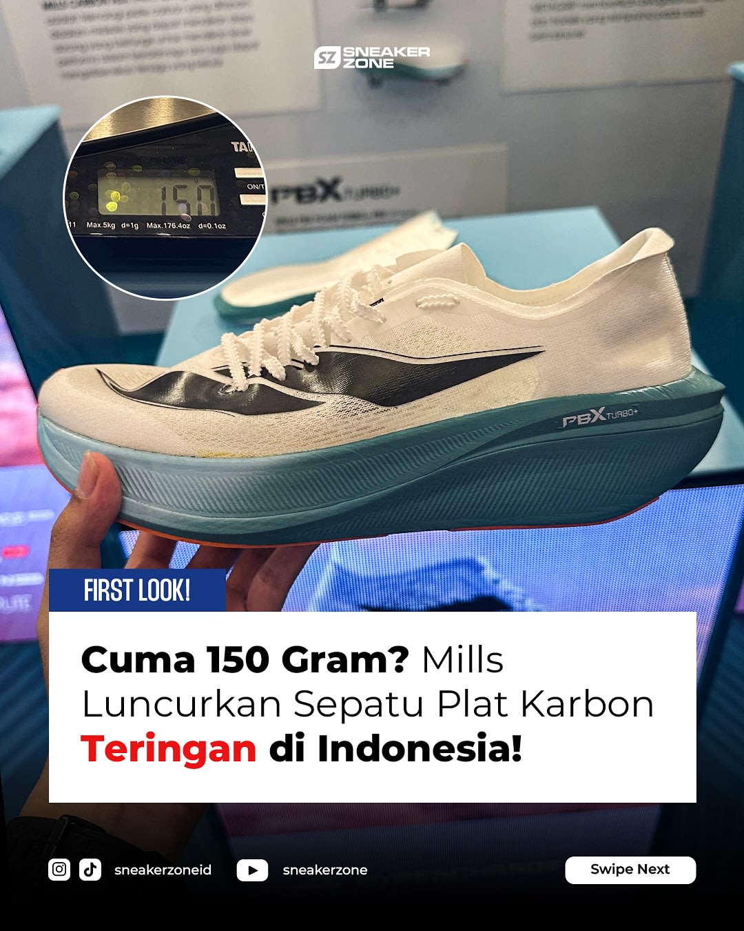 Sepatu Plat Karbon Paling Ringan: Mills Hypercharge R26