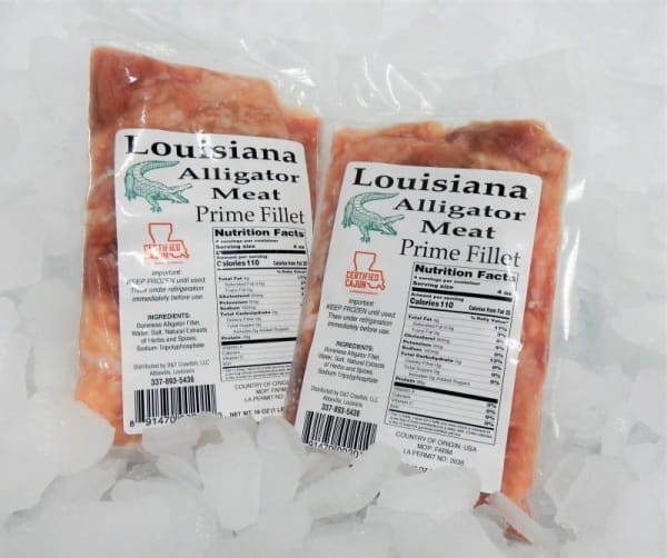 All Tail Wild Alligator Meat Frozen - 1 lb | Adelphia Seafood, Pennsylvania