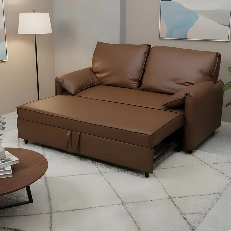 Melodia Sofa Bed—Leatherette 2-in-1 Seating & Bed