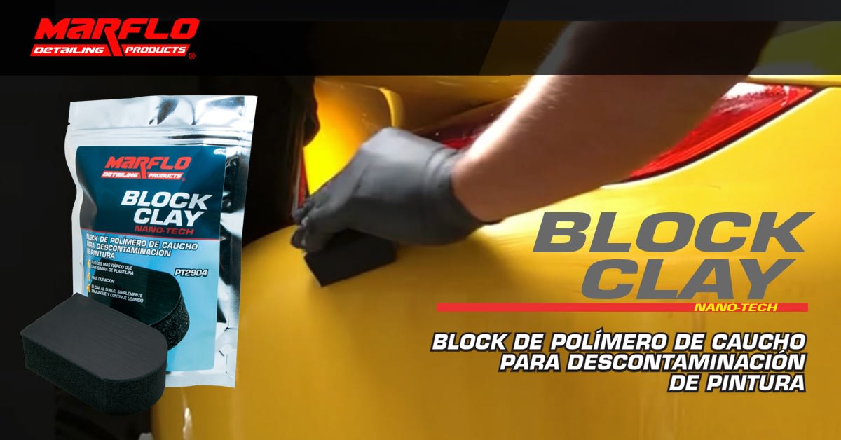 BLOCK CLAY NANO TECH - Marflo detailing products