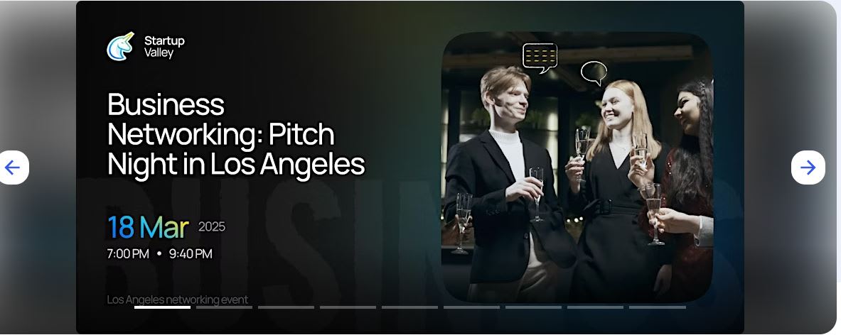 Business Networking: Pitch Night in Los Angeles - Startup Game Changer
