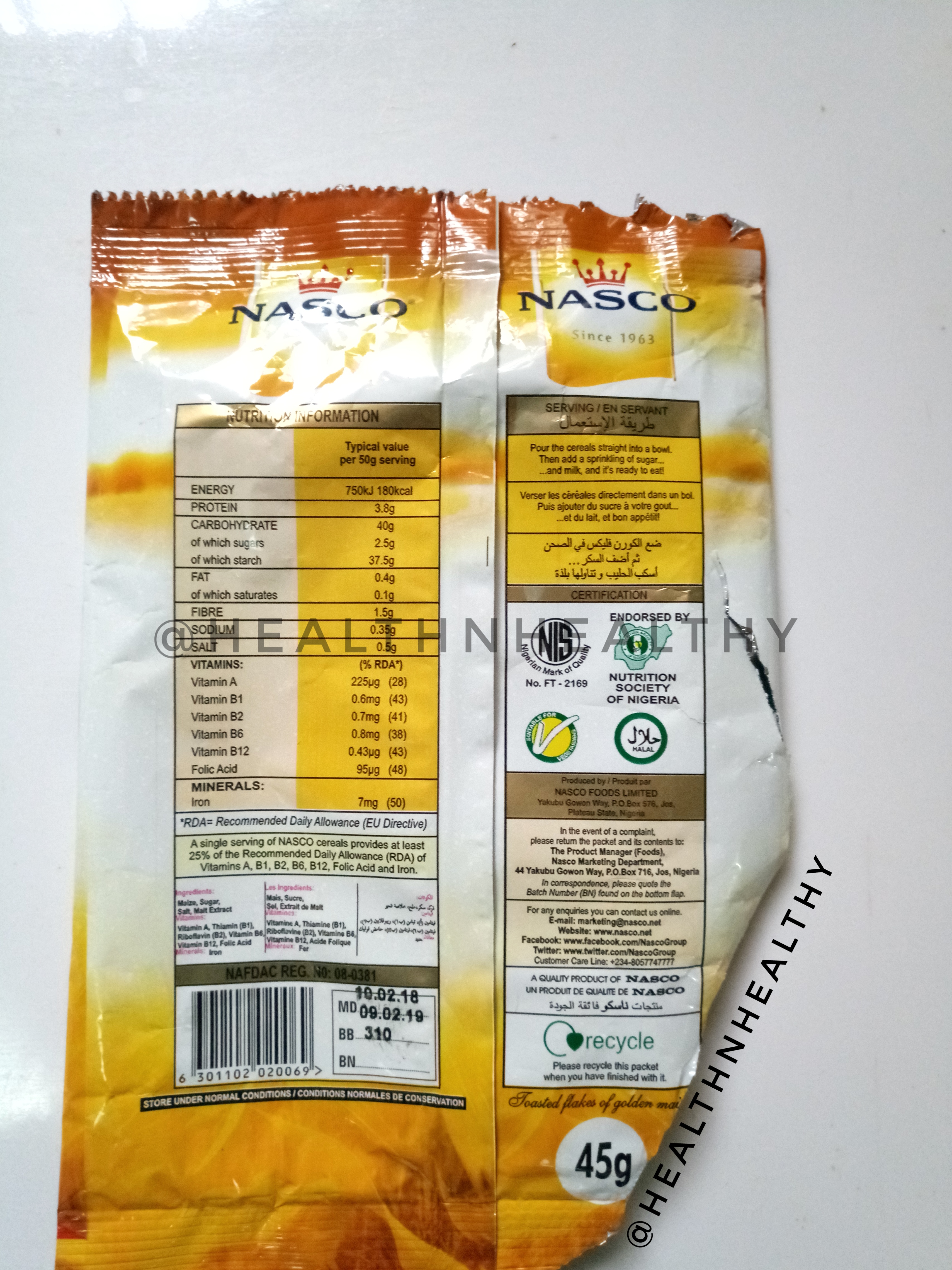 Nasco Nutrition Products | Besto Blog