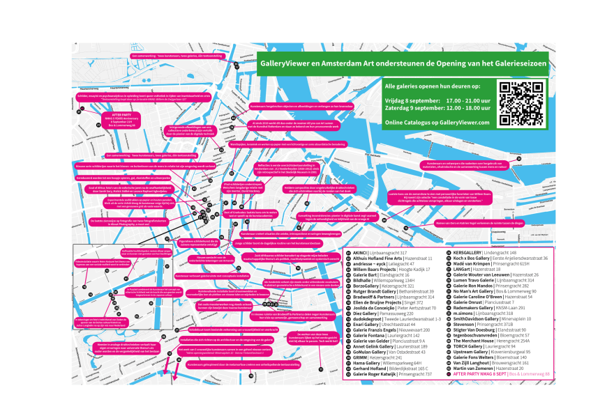 Plattegrond Opening Galerieseizoen 2023 | Gallery Viewer