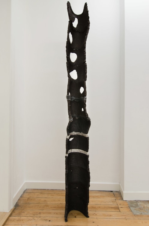 Tree Bark Sculpture Felt Tree Trunk Piece Completed – Felting And