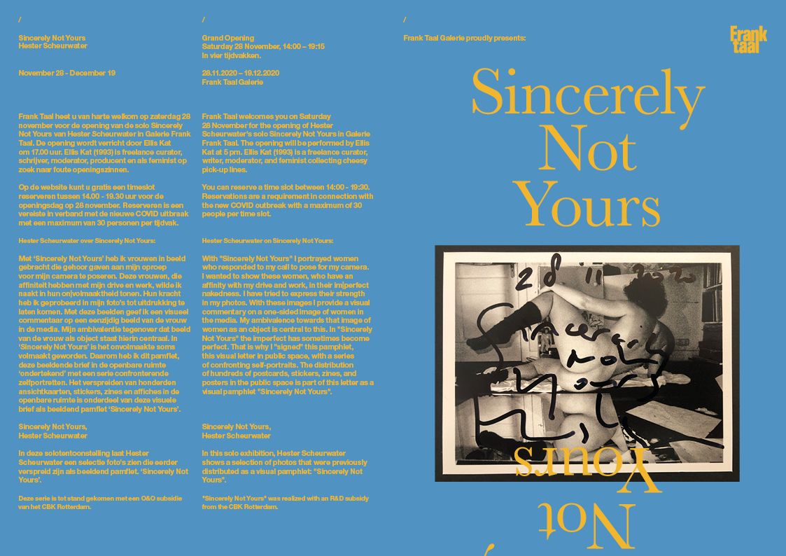 Sincerely Not Yours | Hester Scheurwater | Gallery Viewer