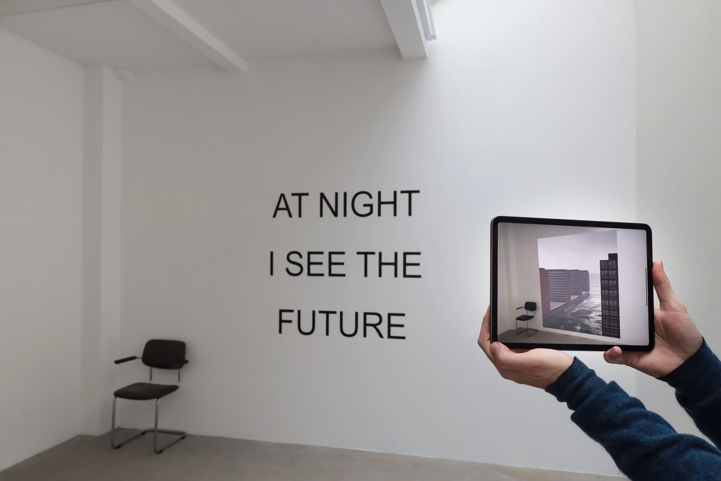 What does a dystopian view of the future say about the p...