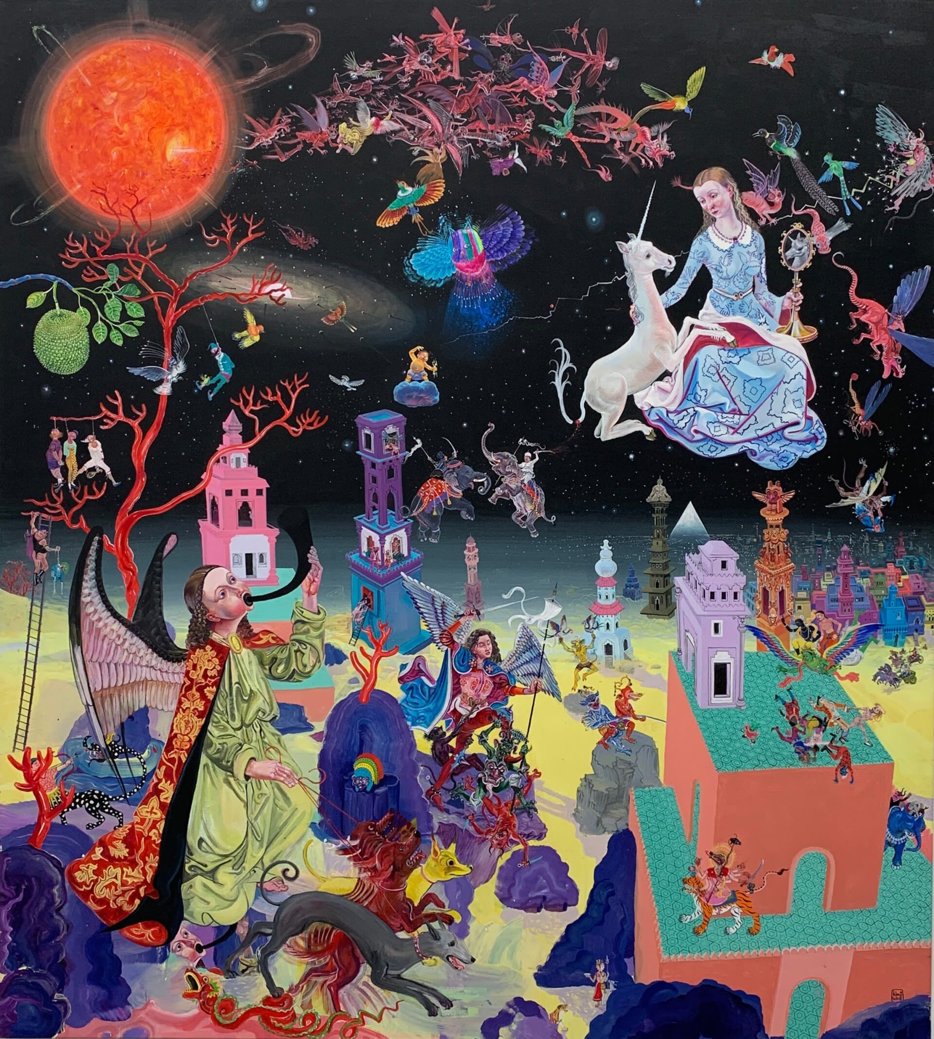 Maria met den Einhorn vor ro... | Peter Feiler | Gallery...