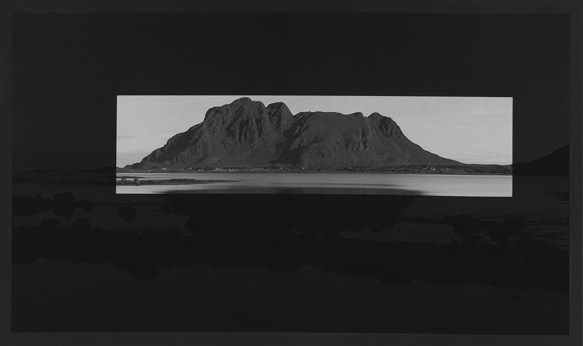 An overwhelming landscape, captured in shades of gray