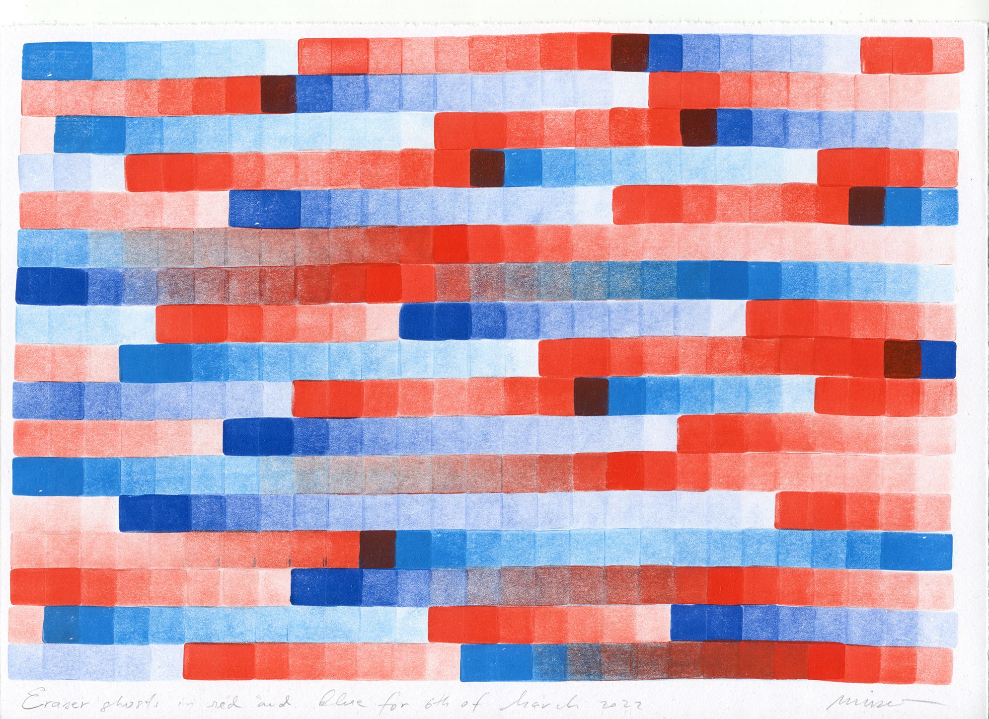 Eraser ghosts for red and bl... | Miroslav Cukovic | Gal...