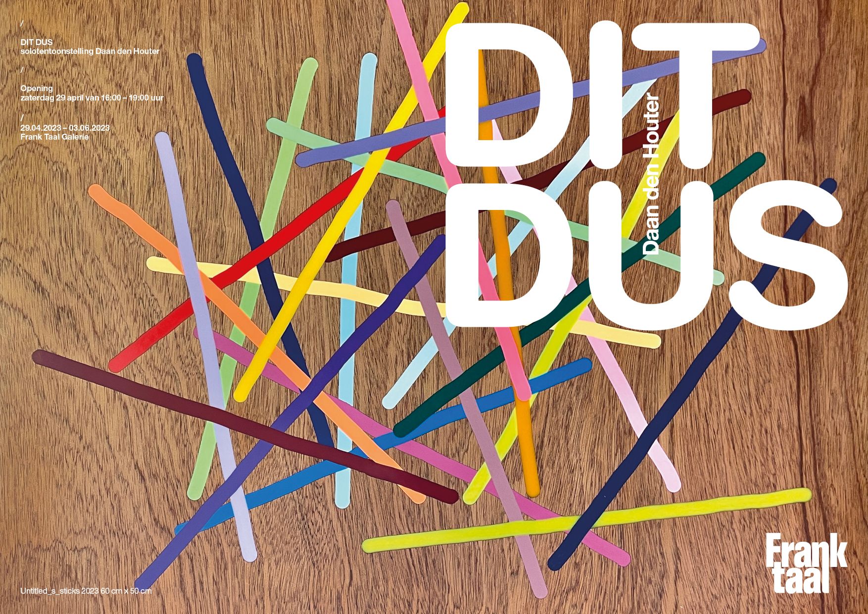 DIT DUS/ SO THIS | Daan den Houter | Gallery Viewer