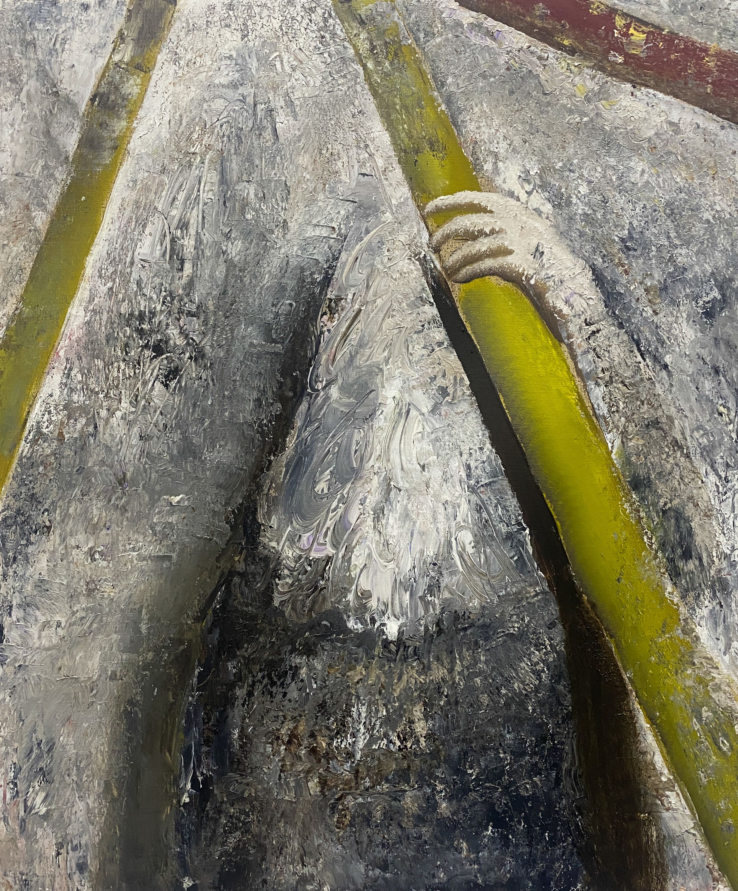 Behind the yellow pillar | Jisan Ahn | Gallery Viewer