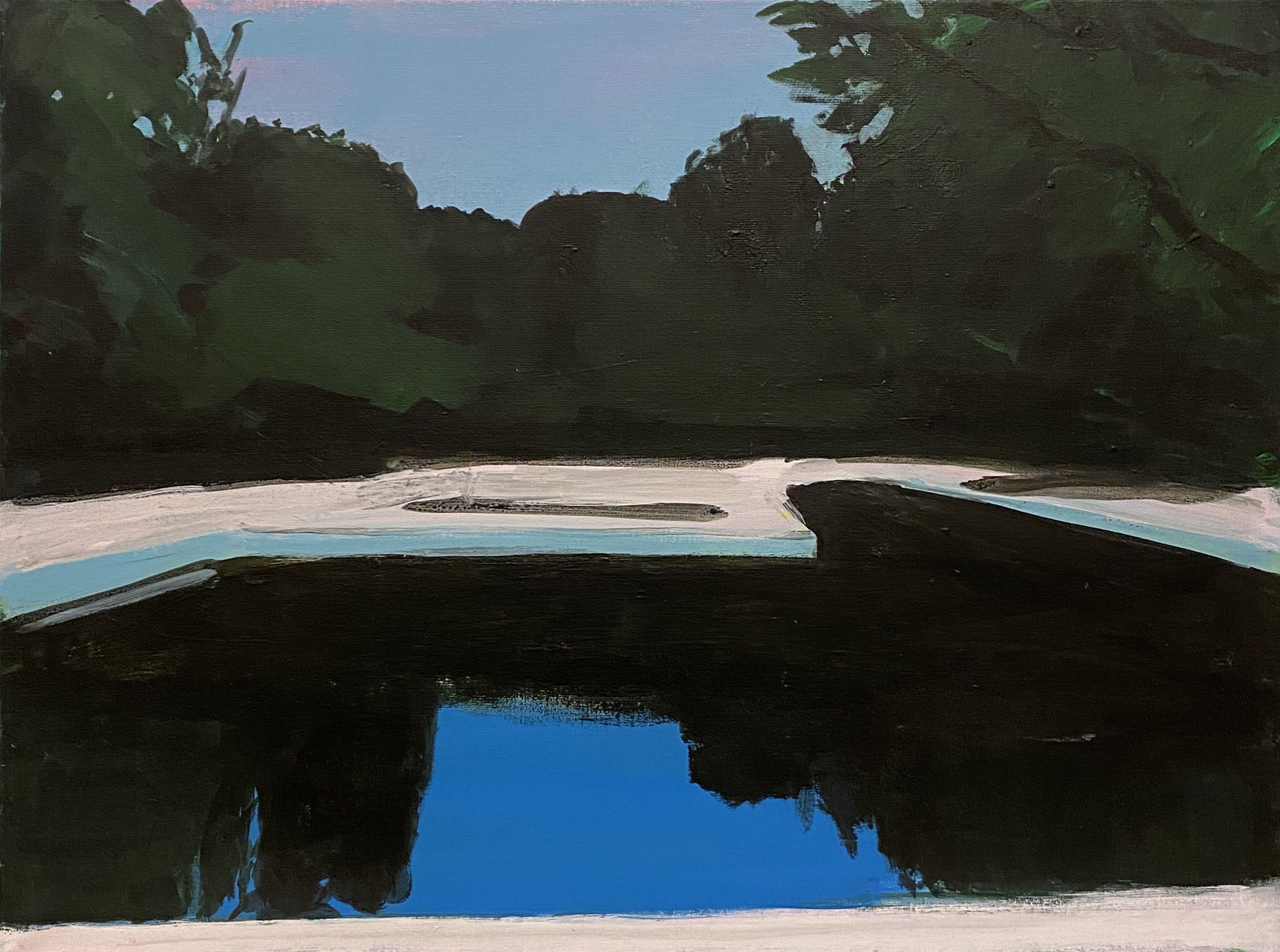 Swimmingpool with trees | Monique Dukker | Gallery Viewer