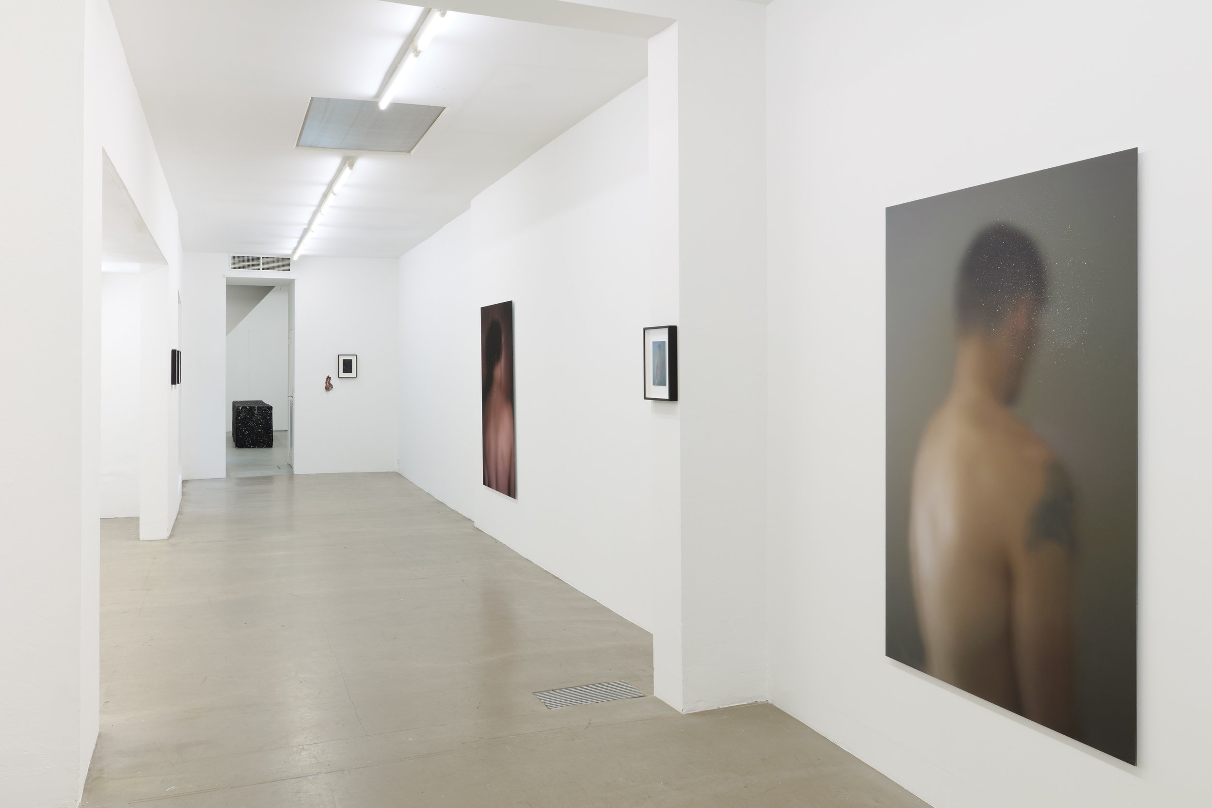 Björn De Feyter at Base-Alpha Gallery: blurred bodies, t...