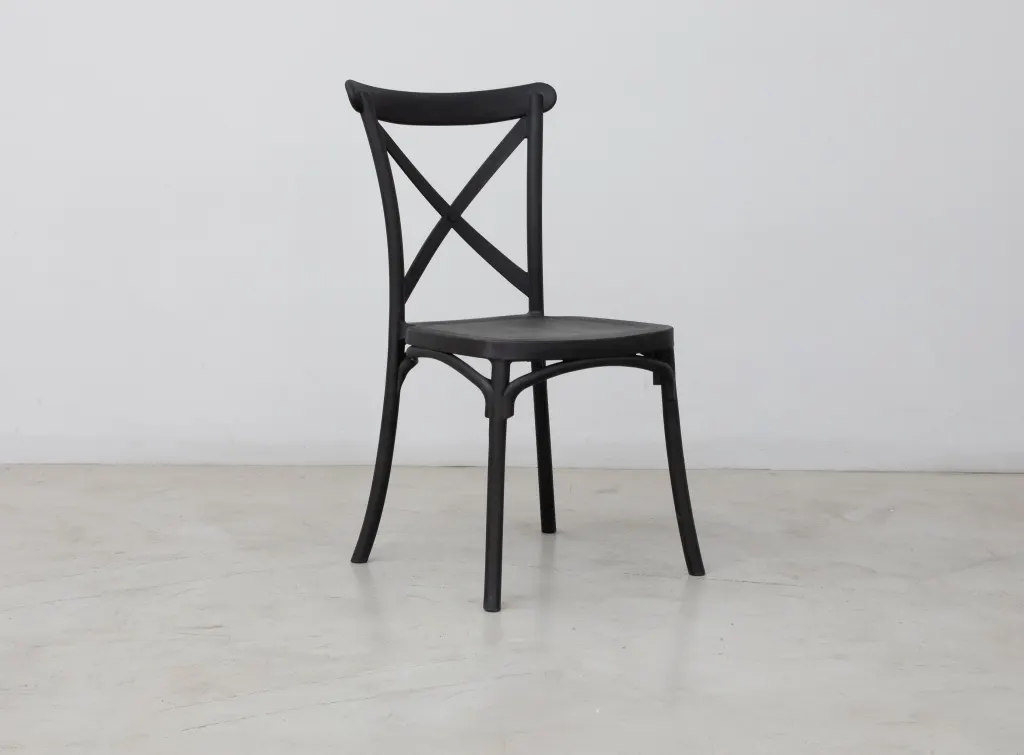 CROSSBACK CHAIR - [ BLACK ] - Sofaworx