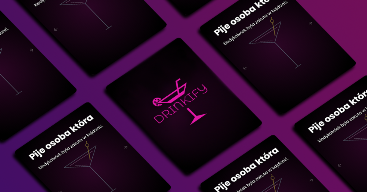 Drinkify - Nowoczesne Gry Imprezowe | Mobilne Karty do Zabawy