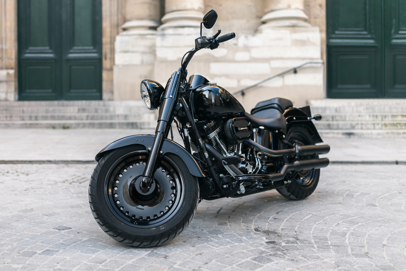 L'art de l'automobile | Harley Davidson Fat Boy S Speciale 110 *Black