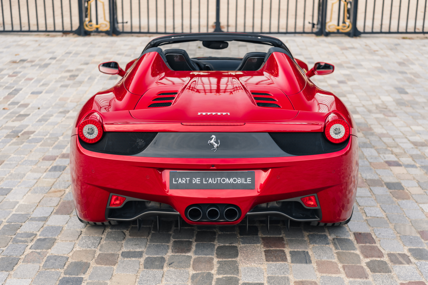 L'art de l'automobile | Ferrari 458 Spider *Rosso Fuoco,