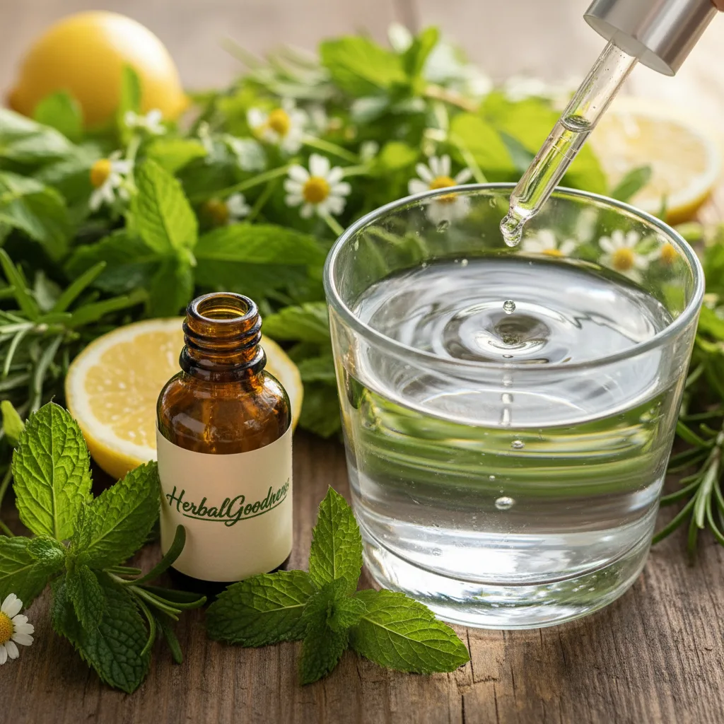 How to Make Gentle Alcohol-Free Herbal Drops Inspired by Liver-Support
