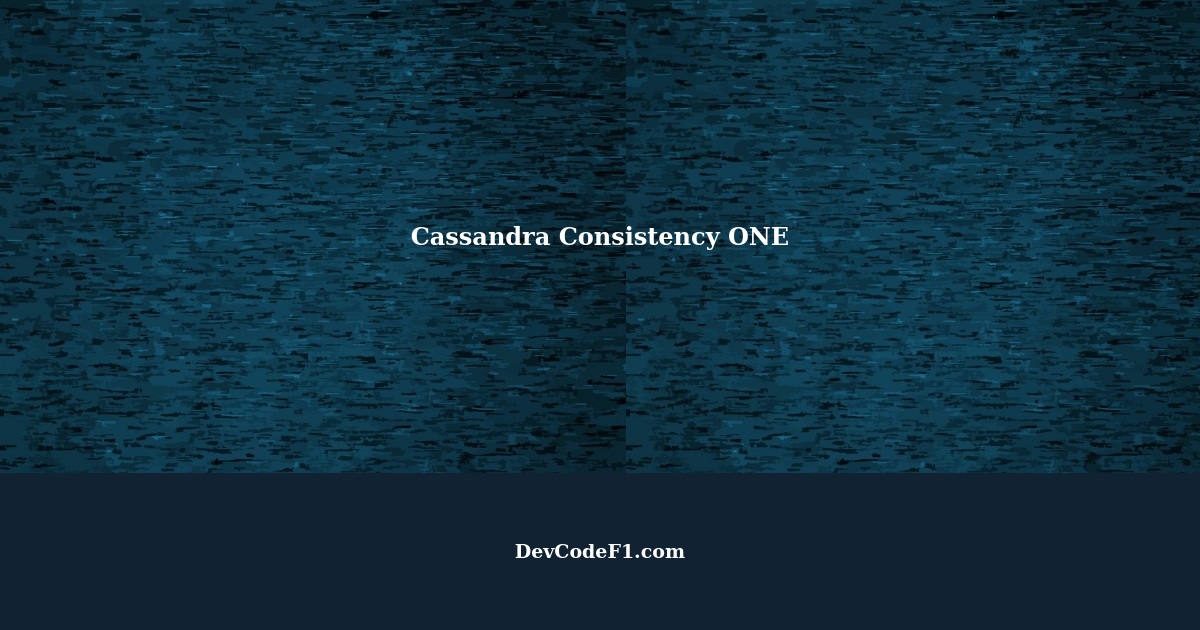 Cassandra Consistency One Updating All Replicas