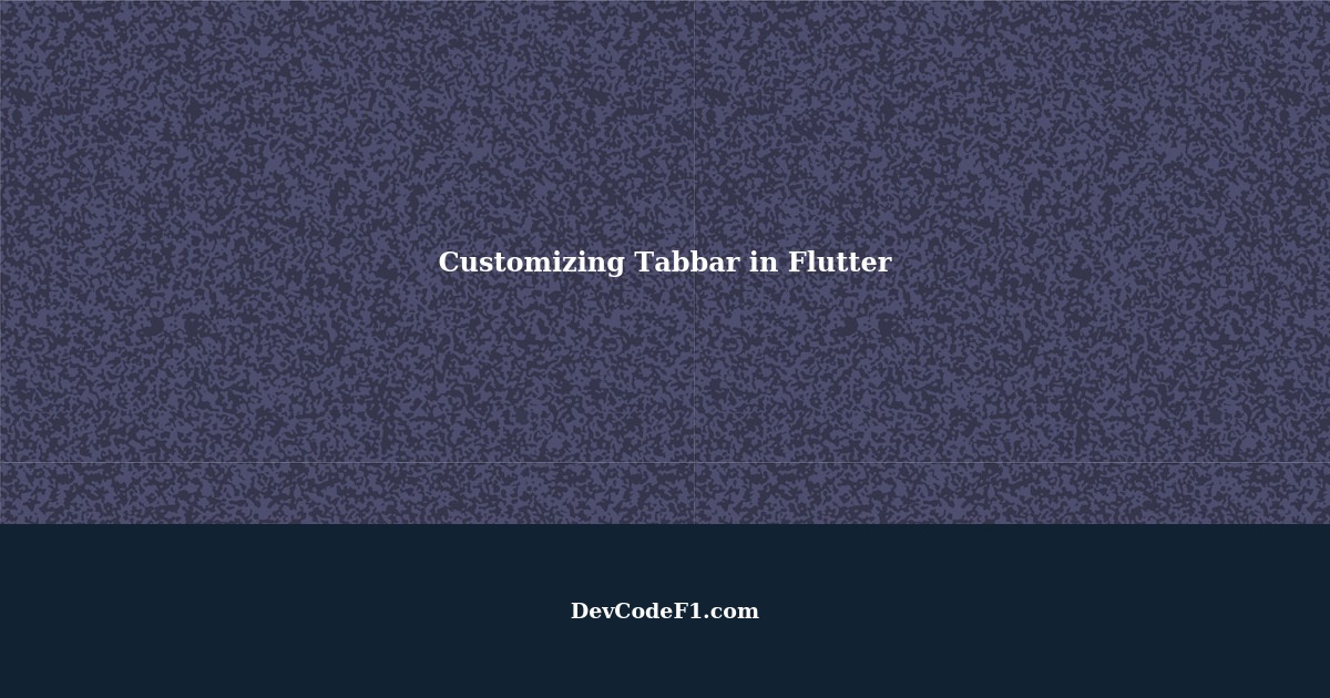 How To Make A Custom Tab In Tabbar To Display Different Color When Selected