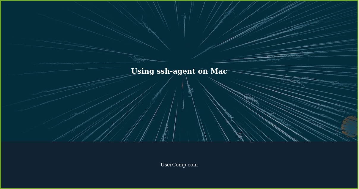 How to Use ssh-agent as a System Service on Mac How to Use ssh-agent as a System Service on Mac