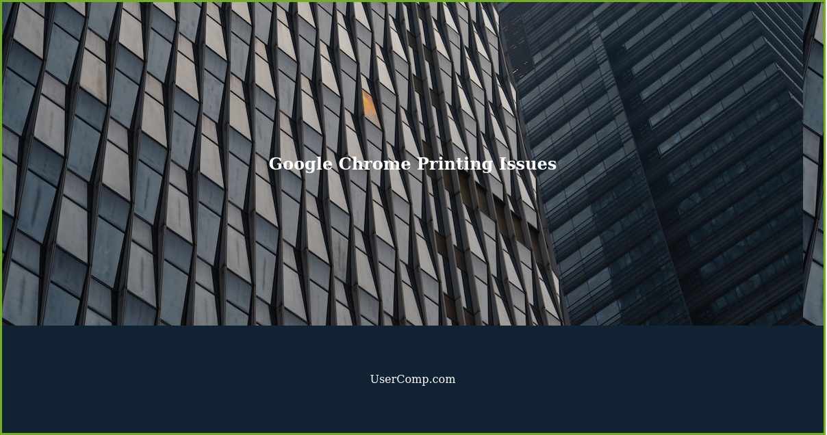 Google Chrome Printing: Troubleshooting Custom Paper Printing Issues