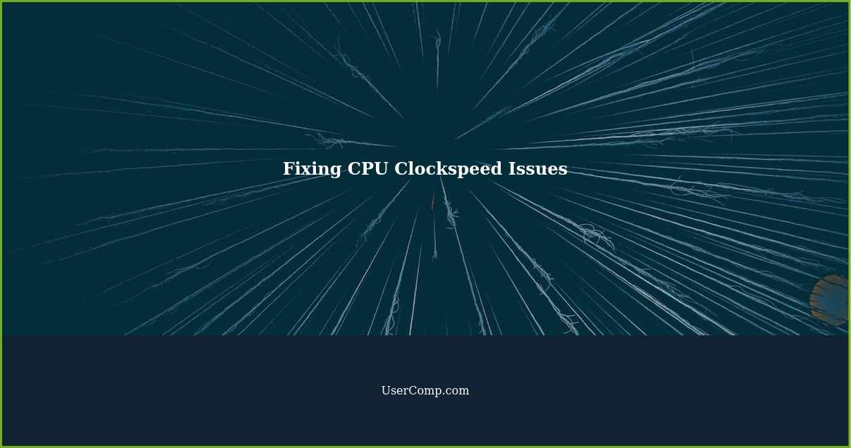 CPU Stuck at 0.39GHz: How to Fix Clockspeed Issues