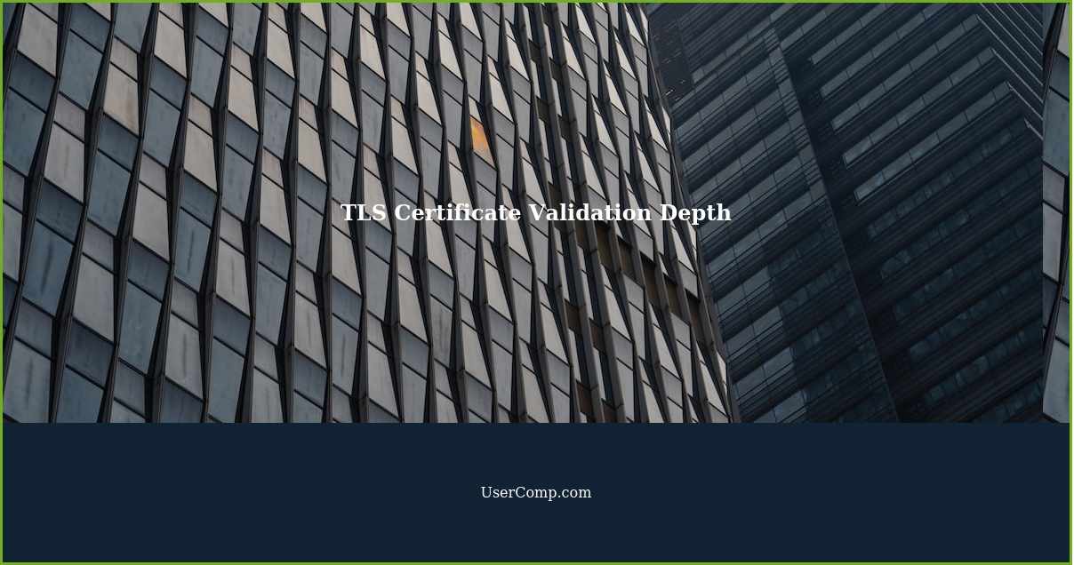 Understanding Tls Certificate Validation Depth