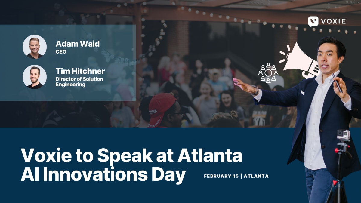 Voxie to Speak at Atlanta AI Innovations Day | Voxie