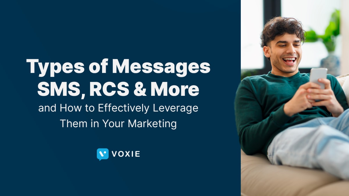 Types of Messages: SMS, RCS & More | Voxie