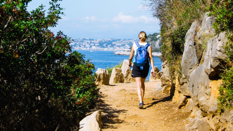 Fottur på egen hånd fra Menton til Nice