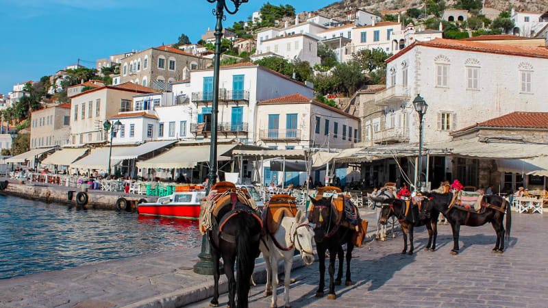 Fottur på Poros og Hydra i Hellas