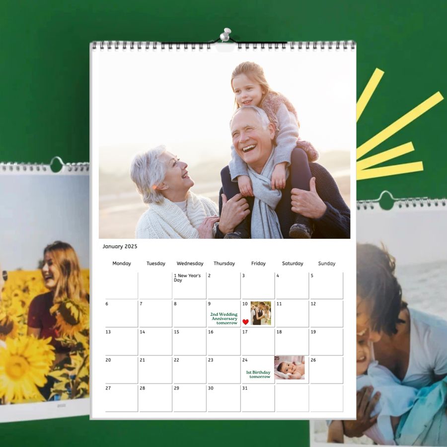 Personalised Photo Calendar and Wall Calendars - Pixa Prints