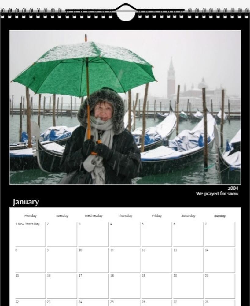 Personalised 2026 A3 Photo Calendar from £7.50 | Pixa Prints