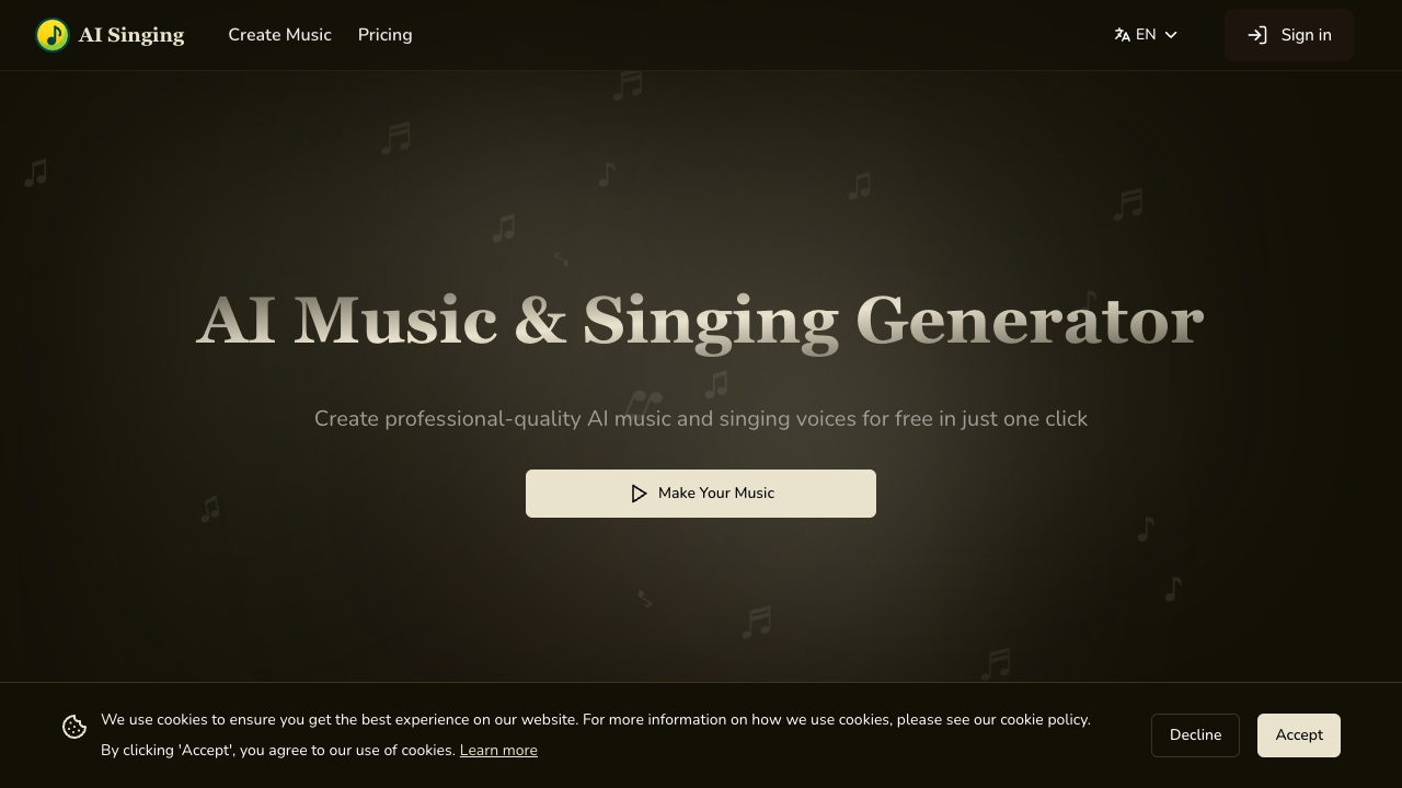 AI Singing - Free AI Music & Singing Voice Generator - AI Tool Review ...