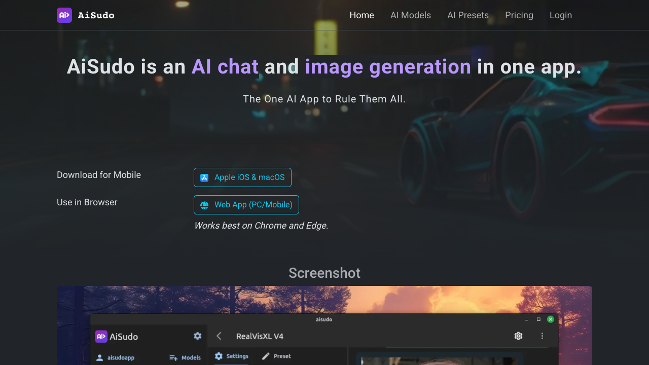AiSudo - AI Art and Chat Tool - AI Tool Review | Coding180